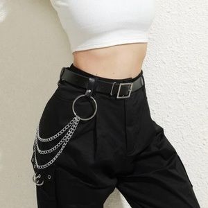 Private Label | Accessories | Nwt Adjustable Oring Chain Detail Belt ...